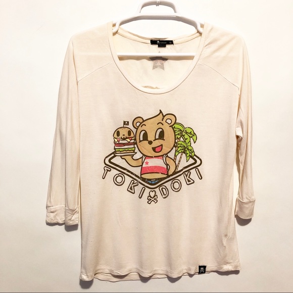 tokidoki | Tops | Tiki Doki Burger Boy Top Dolls Kill Small Bear | Poshmark